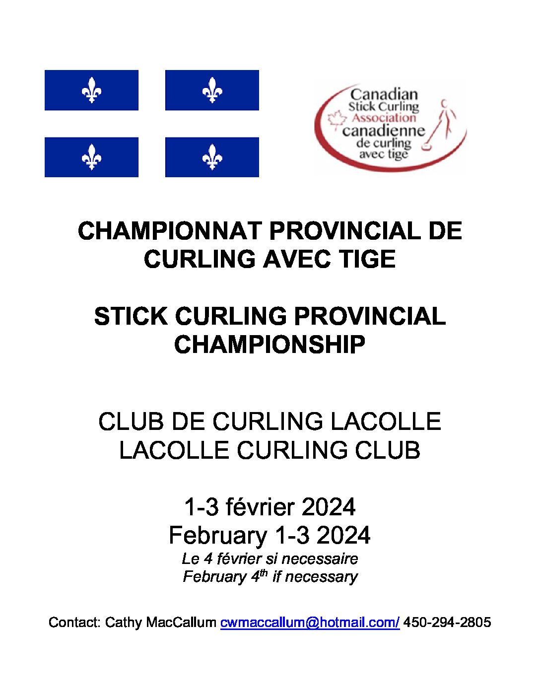 Stick Provincials Feb 2024 final r1 | Curling Québec