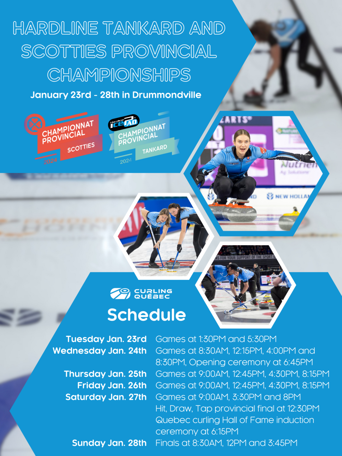 Hardline Tankard and Scotties Provincial Championships | Curling Québec