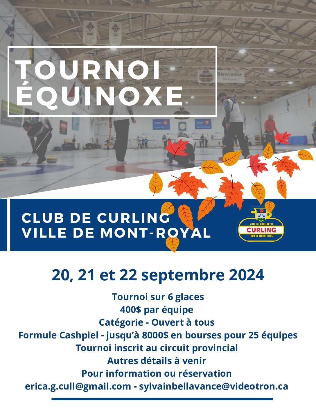 Affiche Invitation VMR (Equinoxe) | Curling Québec